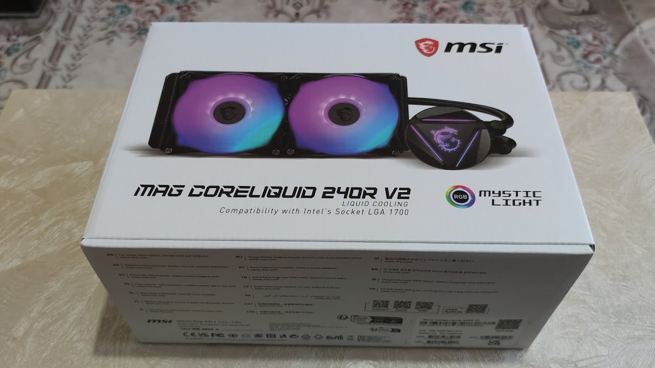 MSI MAG CoreLiquid 240R V2 - YouTube