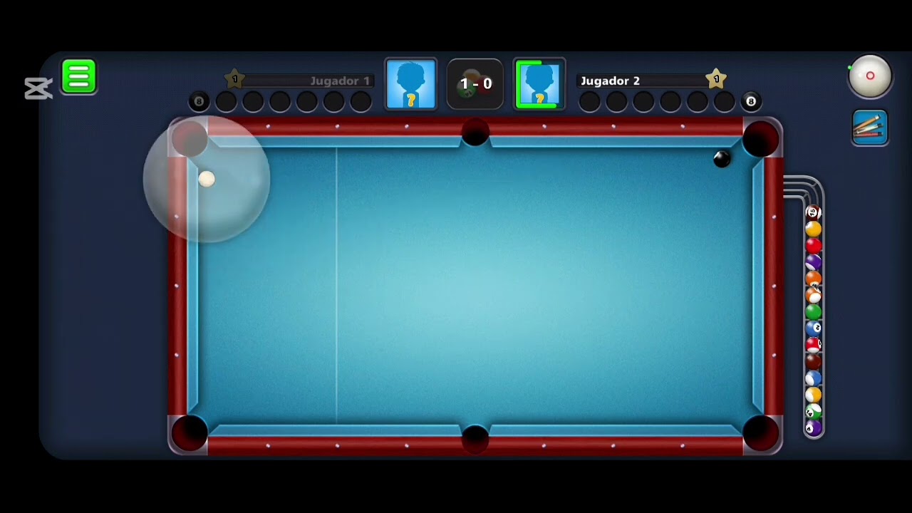 El tiro con chanfle 8 ball pool - YouTube