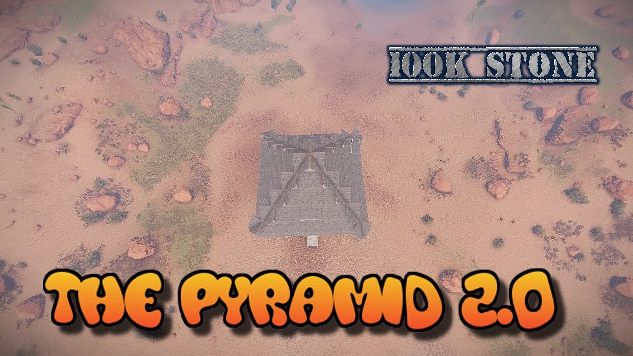 Rust Base Builds Ep 18 The Pyramid 2.0 [ROOFSTACKED POST LADDER AND ...