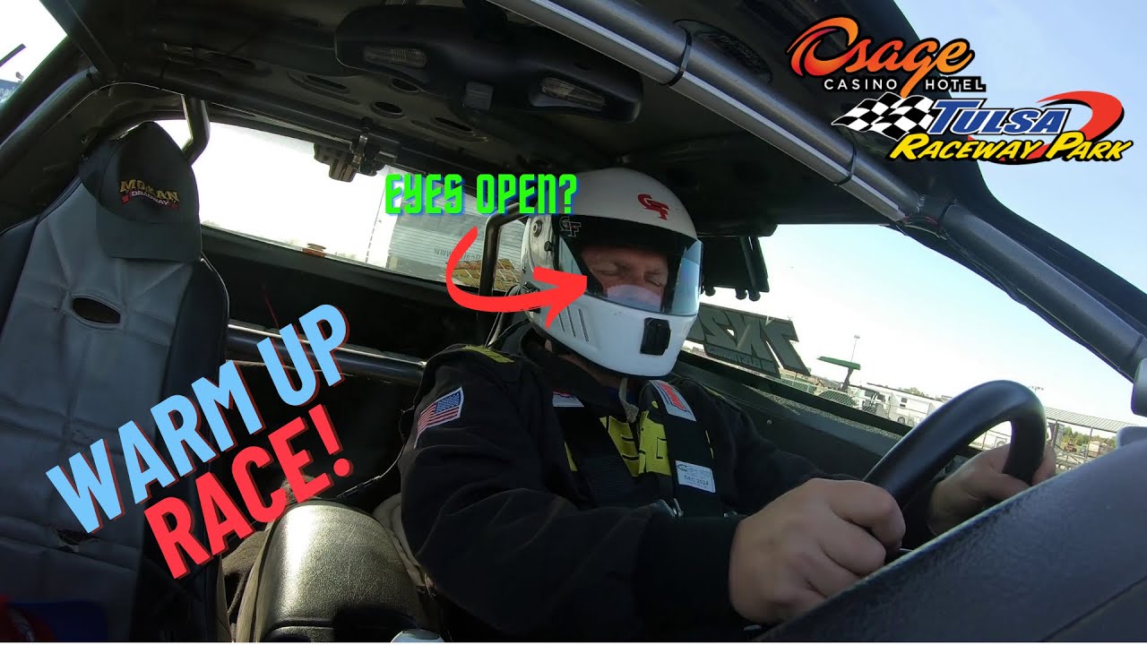 Warm Up Race before the big one! - Tulsa Raceway Park - YouTube