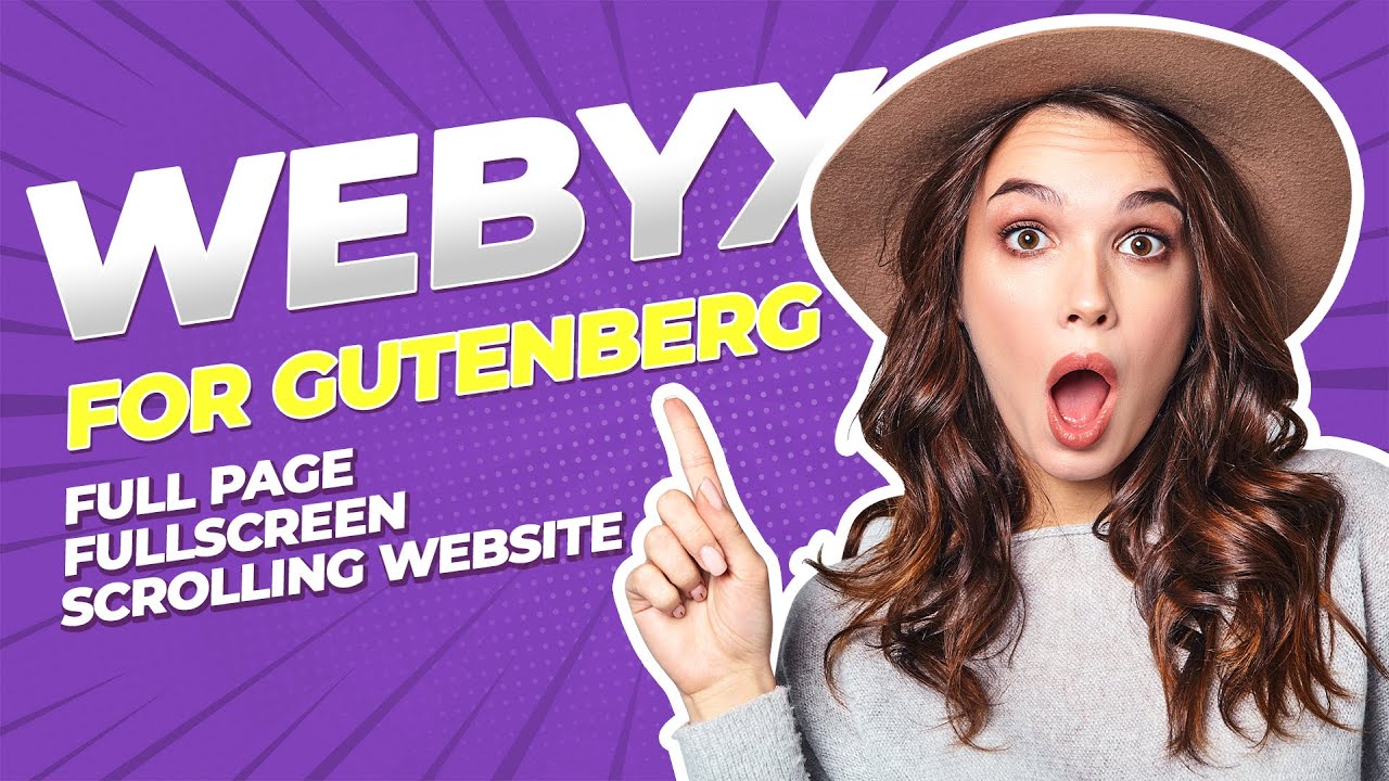 How to enable a classic horizontal scrolling effect on a website with Webyx for Gutenberg Pro ...