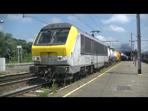 Treinen/Trains in station Lokeren 18-7-2020 - YouTube