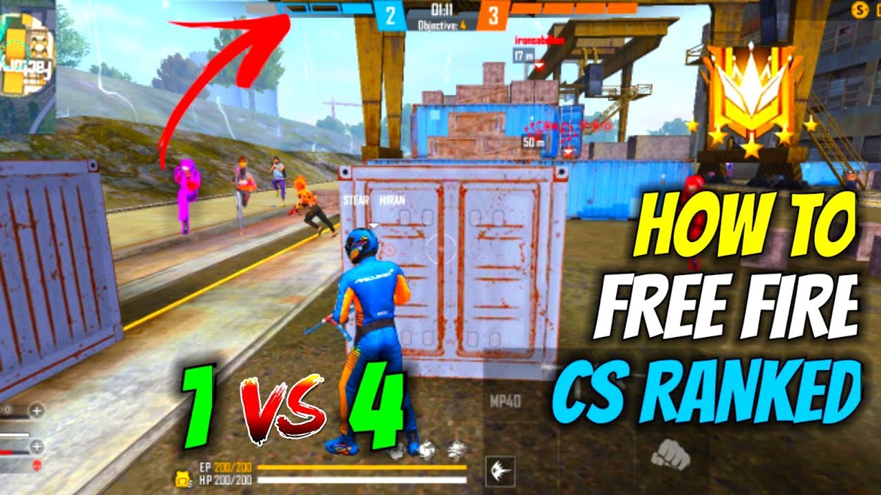 How To Free Fire Cs Ranked😲 cs ranked push grandmaster🙁Cs Ranked ...