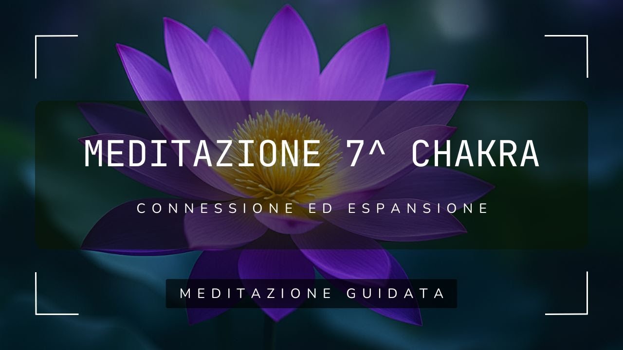 Meditazione Settimo Chakra - Come Riequilibrare SAHASRARA CHAKRA - YouTube