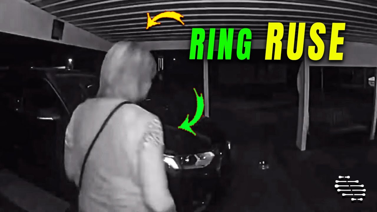 Man Pranks a Lady through the Ring Camera - YouTube