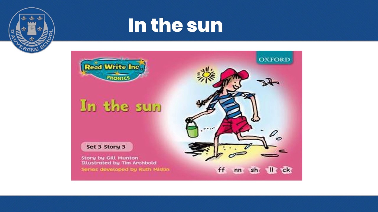 RWInc Pink 3- In the Sun - YouTube