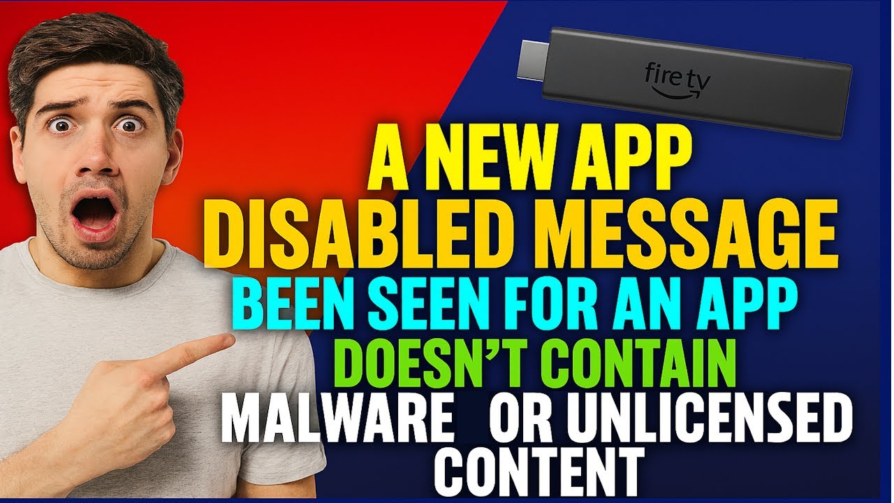 🚫 New Type of Block Message on the Firestick 🚫 - YouTube