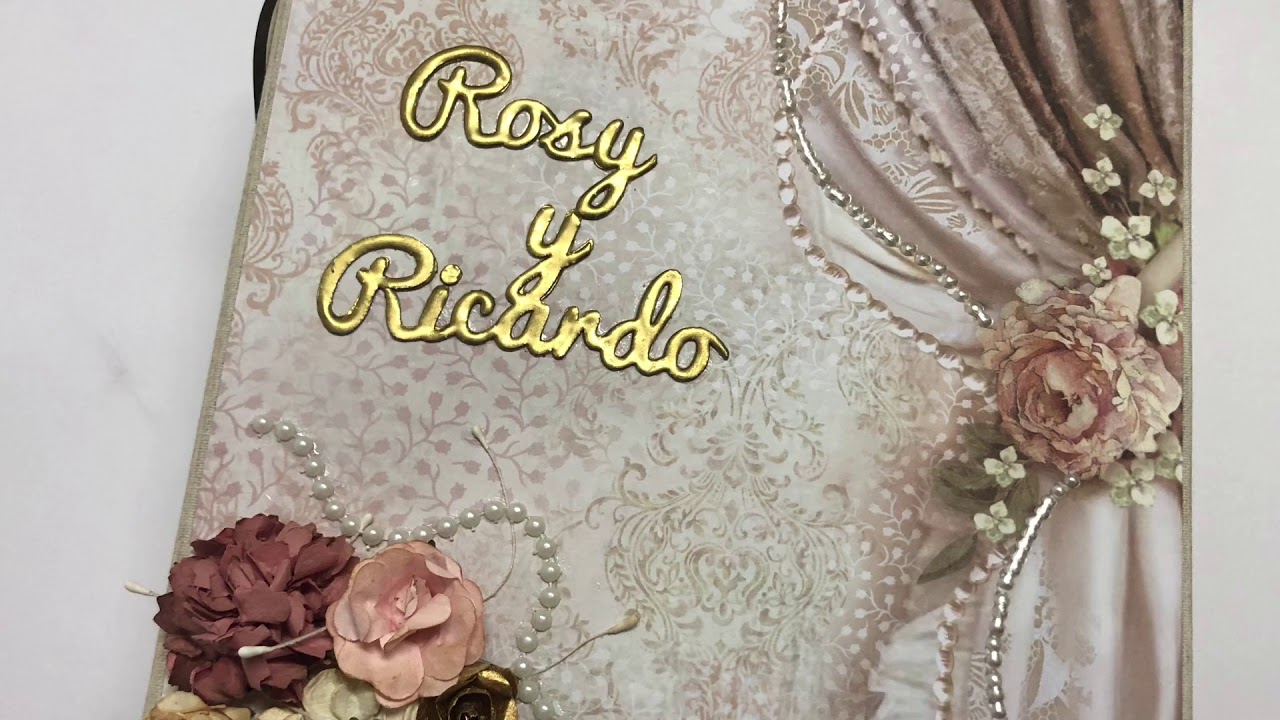 Stamperia Ceremony Album boda - YouTube