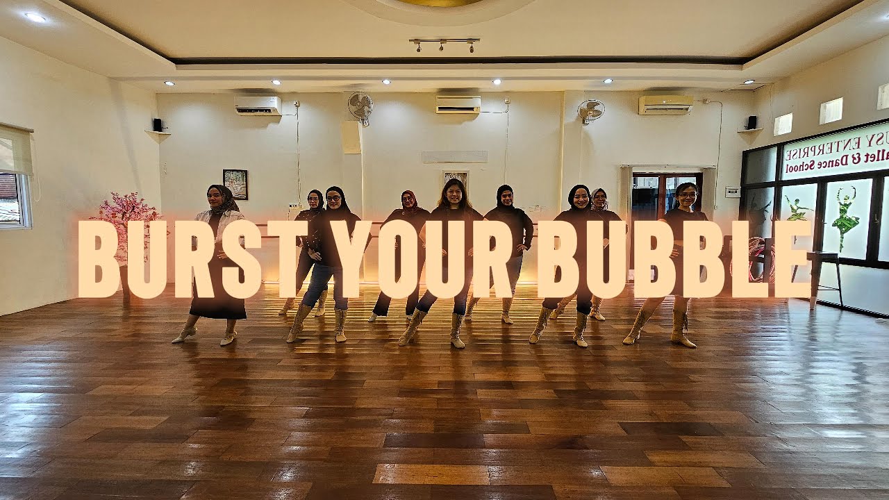 Burst Your Bubble Line Dance - YouTube