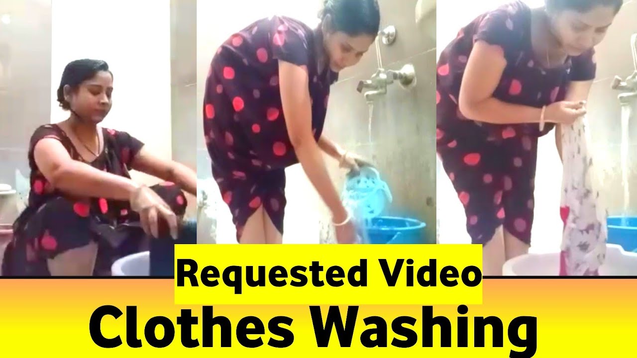Requested Video ! Clothes Washing || Clothes Washing In Home - YouTube