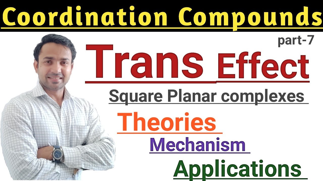 Trans Effect in Square Planar complexes/ Mechanism/ Theories ...
