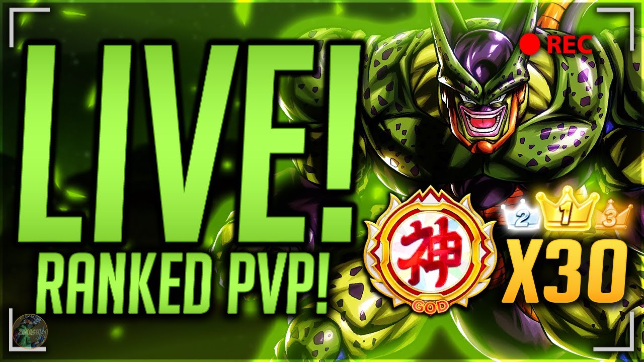 (Dragon Ball Legends) LIVE 30x GODLY RANKED PVP PLAYER! TOP 150 RANKED ...