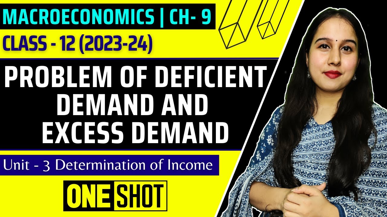 Problem of Deficient Demand and Excess Demand | One shot ...