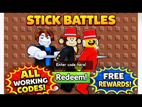ALL WORKING CODES For Stick Battles 2026 (FREE Rewards!) - YouTube