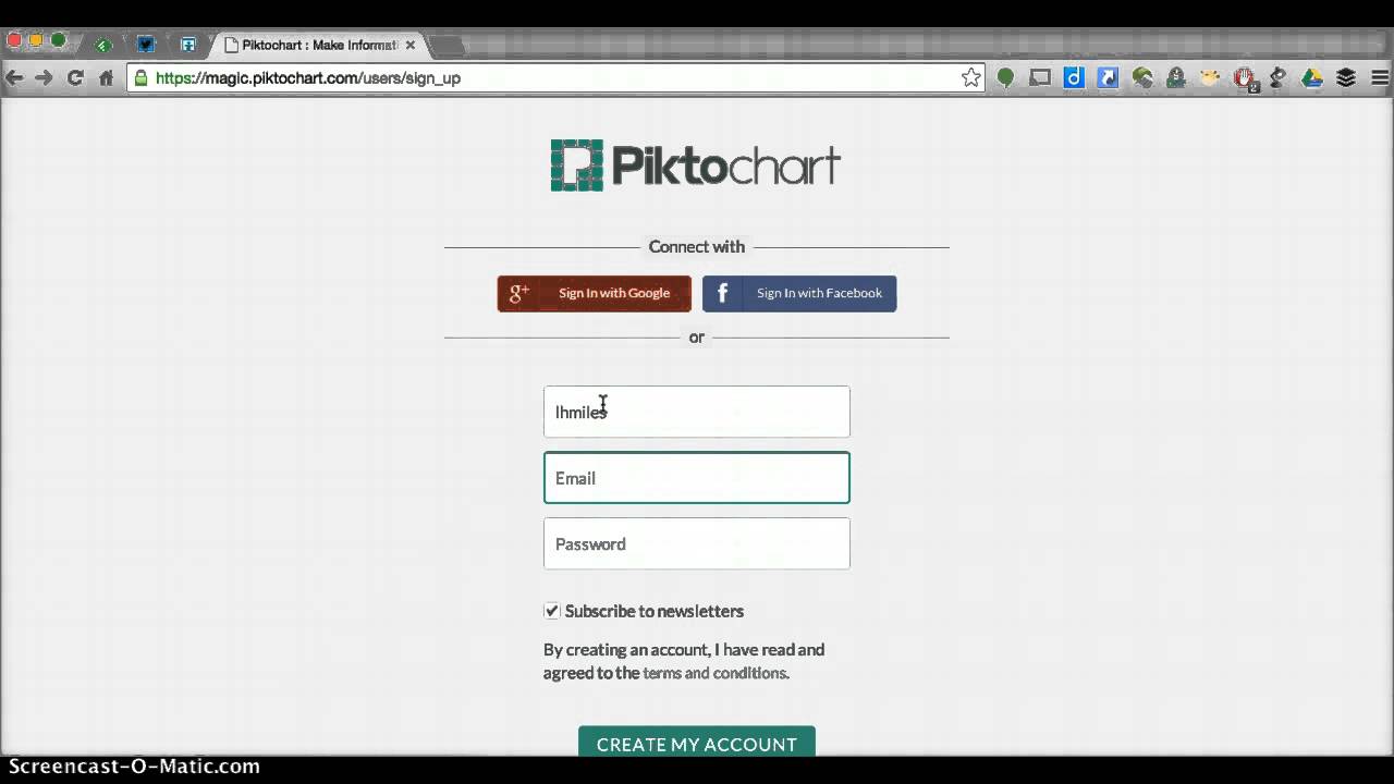 Piktochart Login Tutorial - YouTube