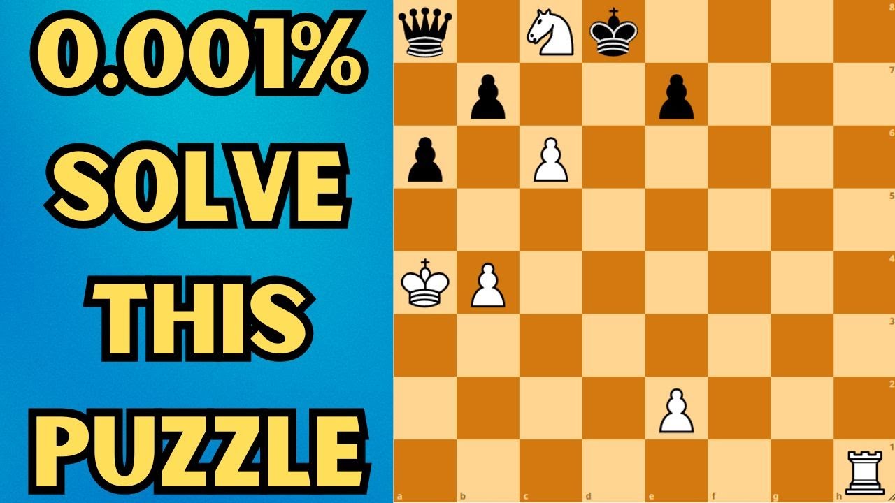 Only Geniuses Can Solve This Insanely Hard Chess Puzzle... - YouTube