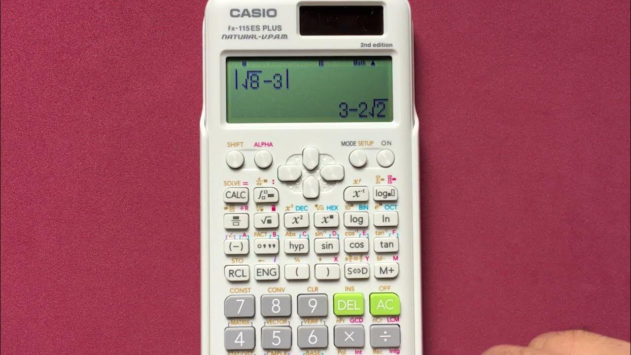 Valor absoluto con calculadora Casio - YouTube