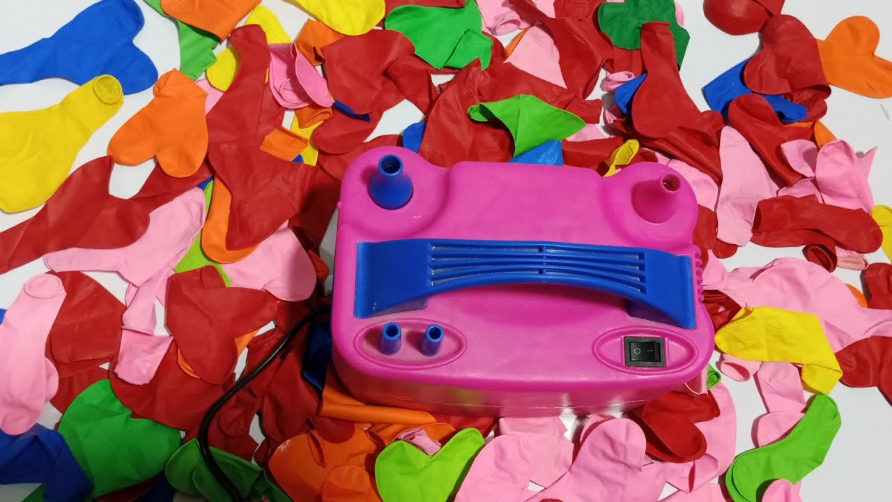 Blowing Balloon||I inflated the Balloon with balloon machine 💞#3 - YouTube