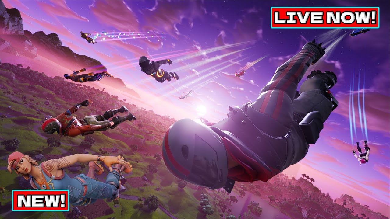 fortnite live streams playing with viewers - YouTube