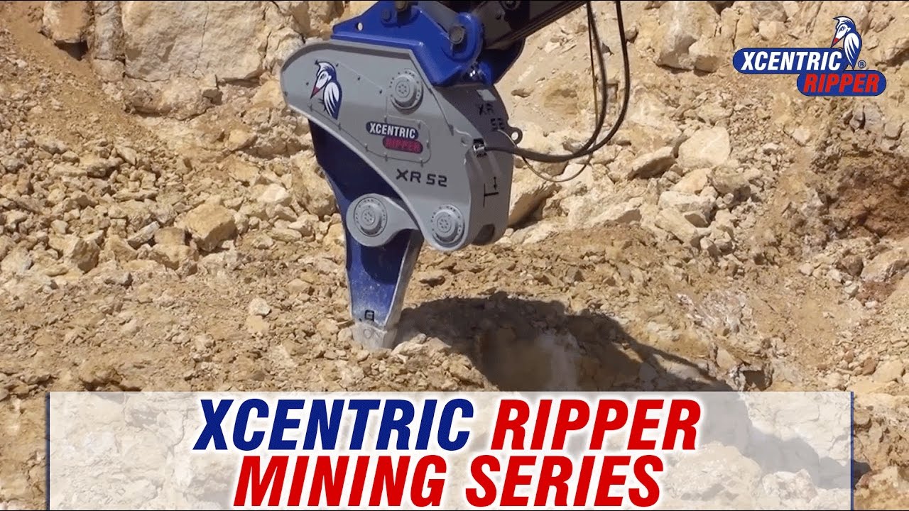 MINING SERIES, model XR52. The new series of XCENTRIC RIPPER. - YouTube