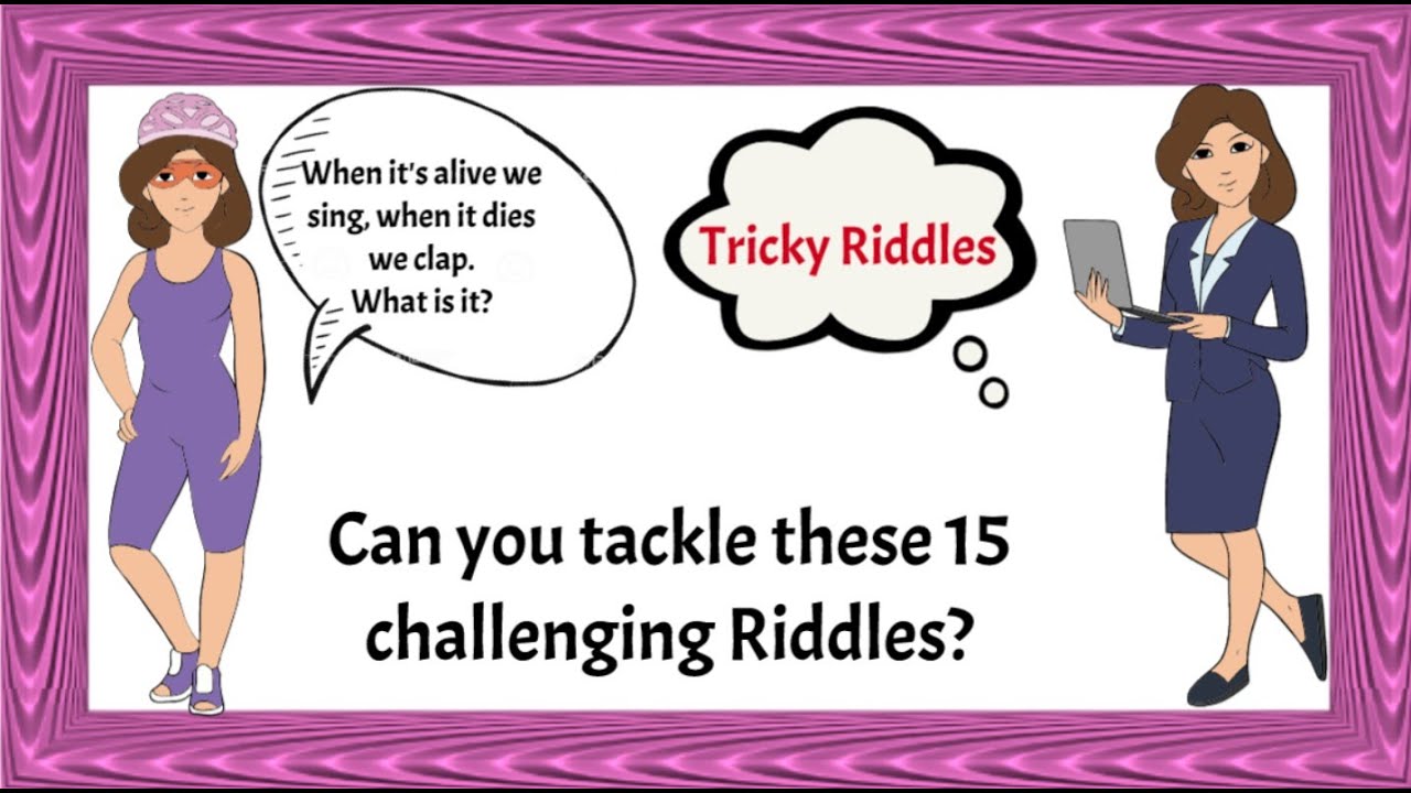 Can you solve these 15 tricky riddles? | only a genius can pass this ...