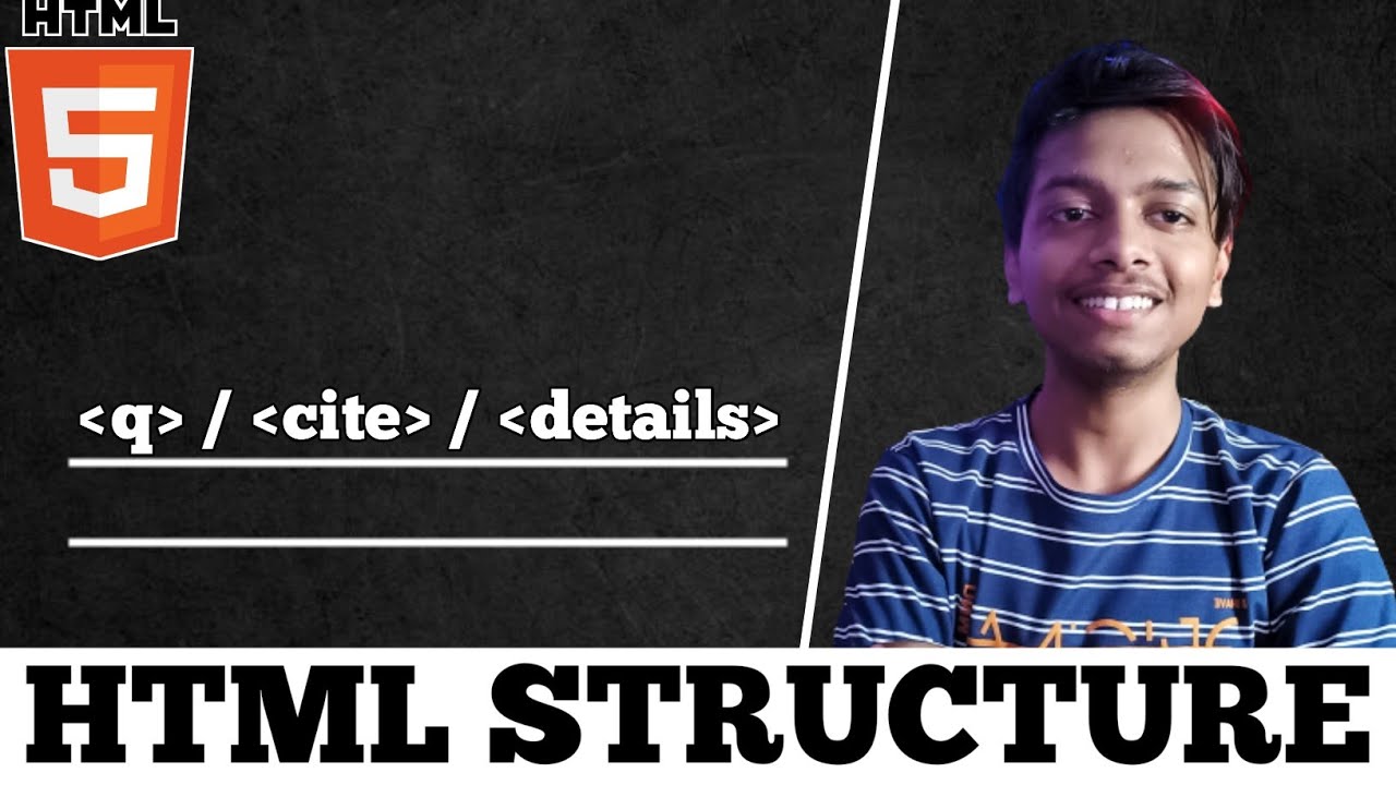 Html { q / cite / details } tag in Hindi | #8 - YouTube