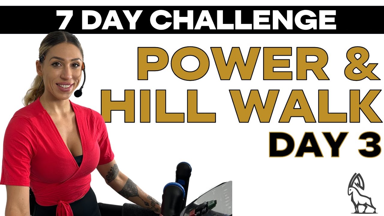 Energizing Low Impact Power and Hills Walk Workout! | Day 3 of the 7 ...