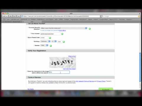 How to set up an Aim Account - YouTube