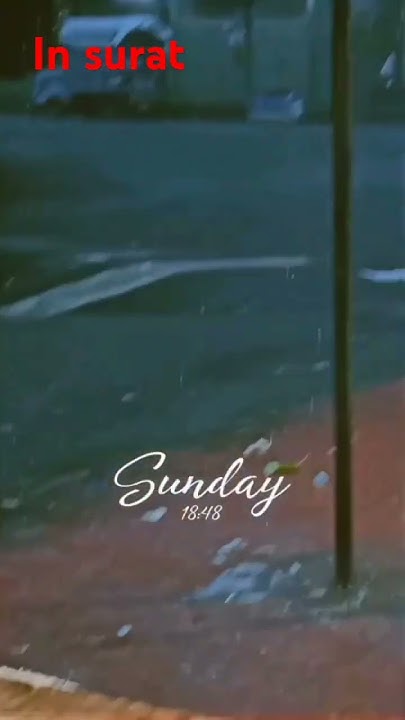 Surat rainfall - YouTube