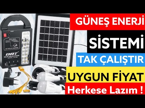 Güneş Enerjisinden Elektrik Üretimi Efsane Sistem Tak Çalıştır Uygun Fiyat !