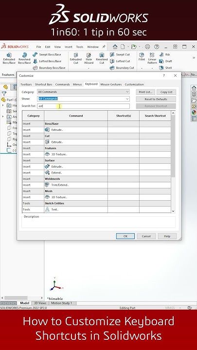 iCAD 1in60 Ep. 8 — Must-Know SOLIDWORKS Shortcuts! ⌨️ #Shorts # ...