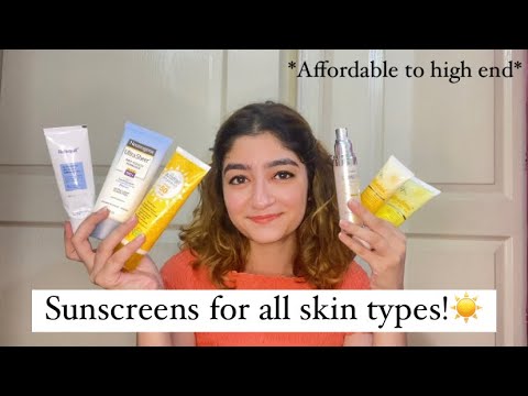 Sunscreens for all skin Types | Affordable sunscreens to high end - YouTube
