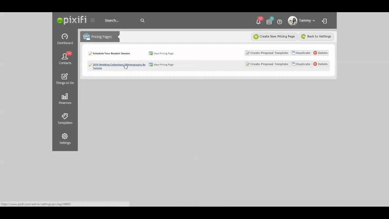Creating Pricing Pages Via Pixifi - YouTube