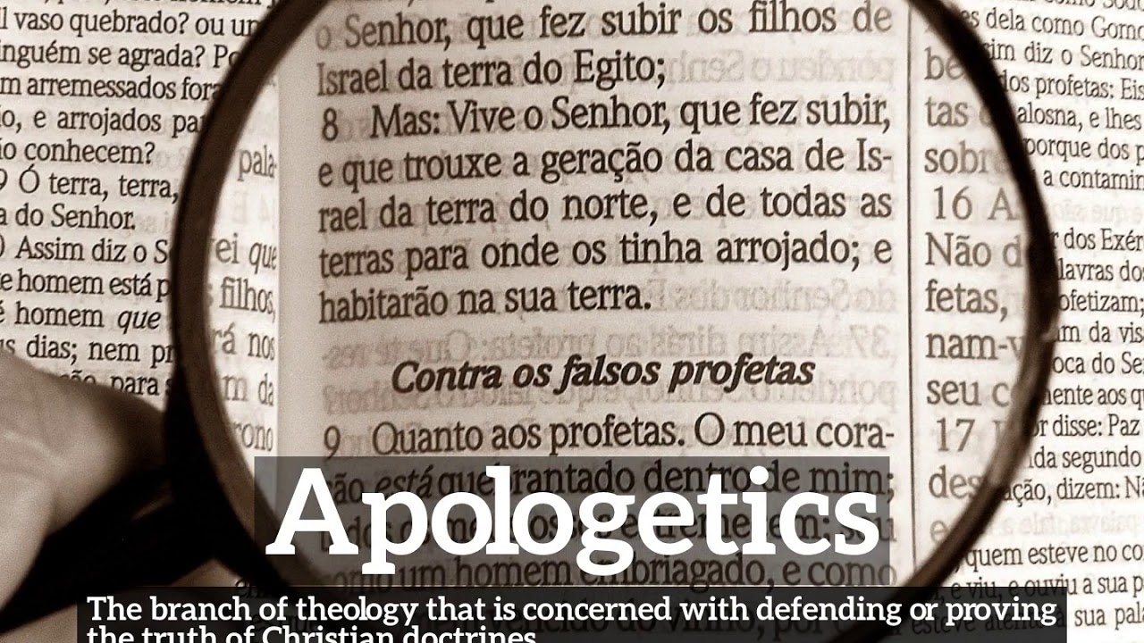 What is Apologetics? | How Does Apologetics Look? | How to Say ...
