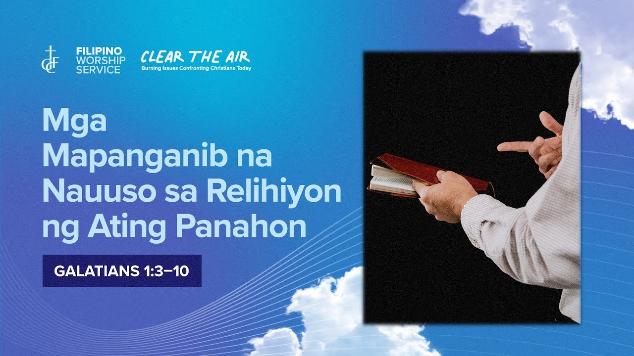 GCF Sunday Worship Service (Filipino) • January 14, 2024 • Pastor BJ ...
