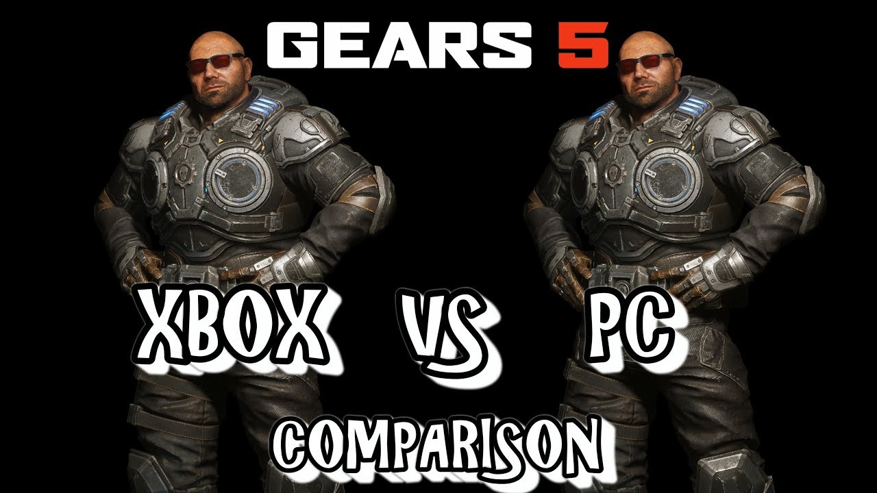 GEARS 5 Comparison PC vs Xbox One X - YouTube