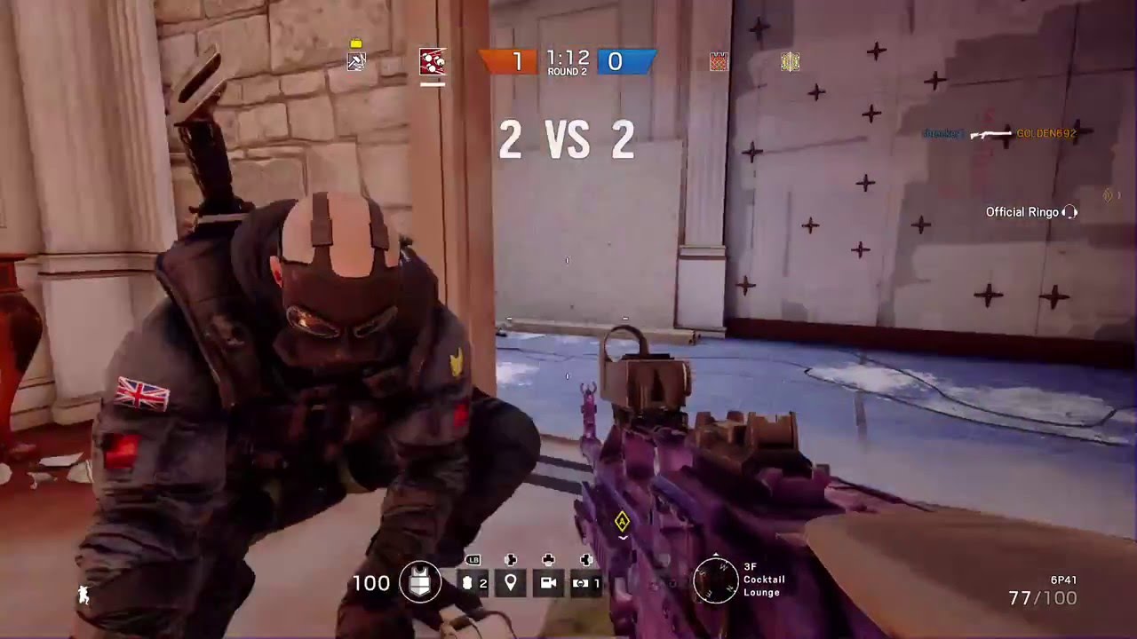 Rainbow 6 Siege - Sneaky breach charge kill | rb6 siege - YouTube