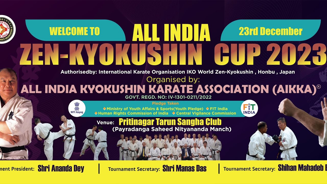 Teaser of All India Zen-Kyokushin Cup 2023 by AIKKA | Shihan Bramha | KYOKUSHIN INDIA | KARATE ...