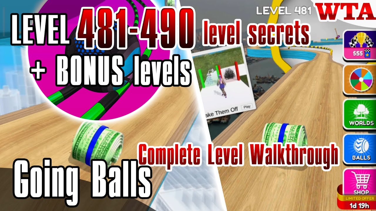 Mastering Going Balls: LEVEL 481-490 + BONUS levels * Complete Level ...