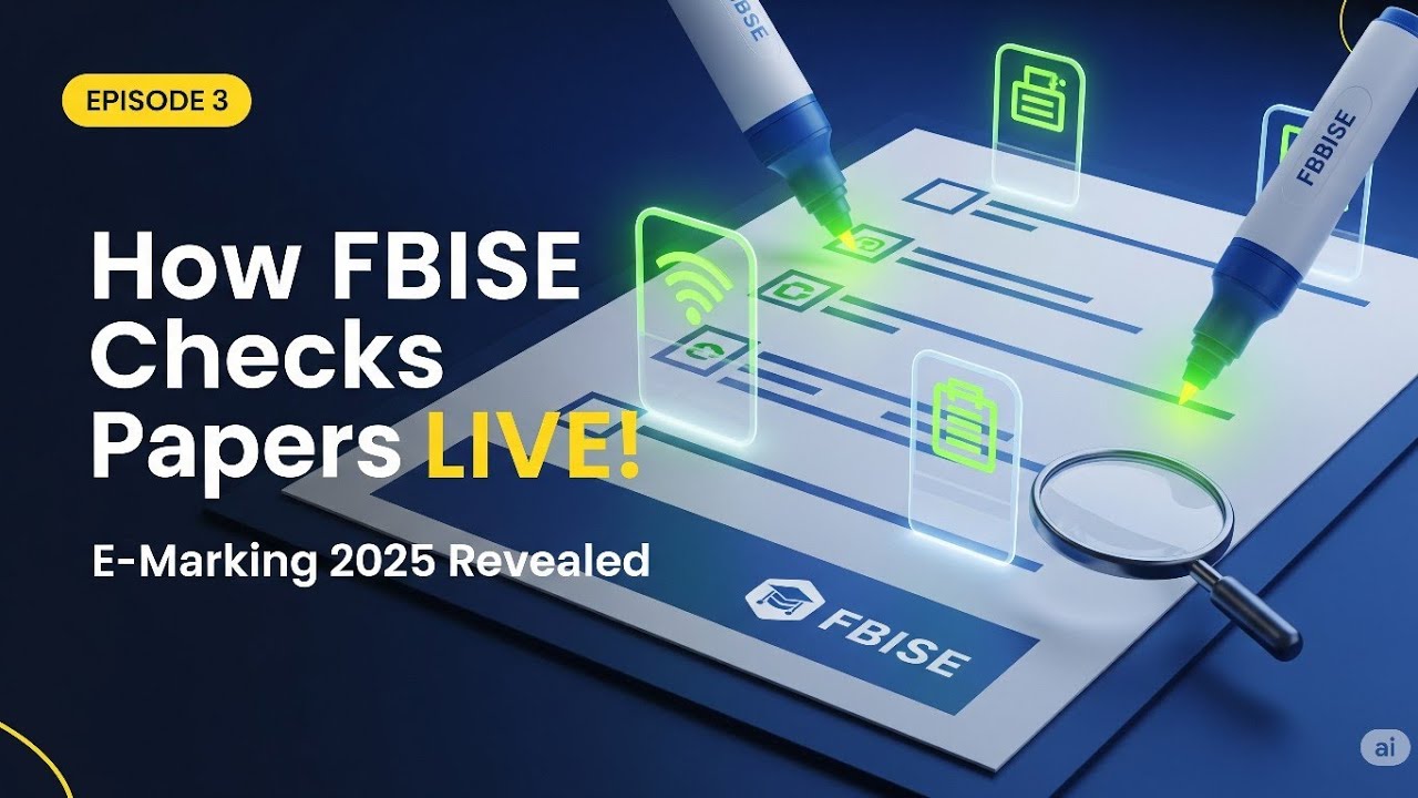 E-Marking Series Ep. 3: How FBISE Checks Papers in Real-Time | Inside ...