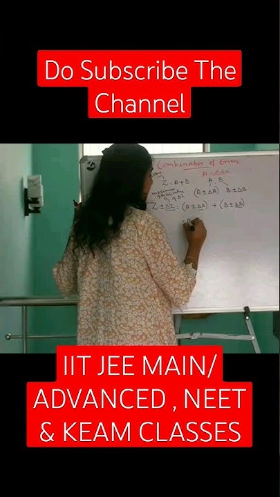 Physics - Units & Measurements -COMBINATION OF ERRORS - ADDITION & SUBTRACTION - YouTube