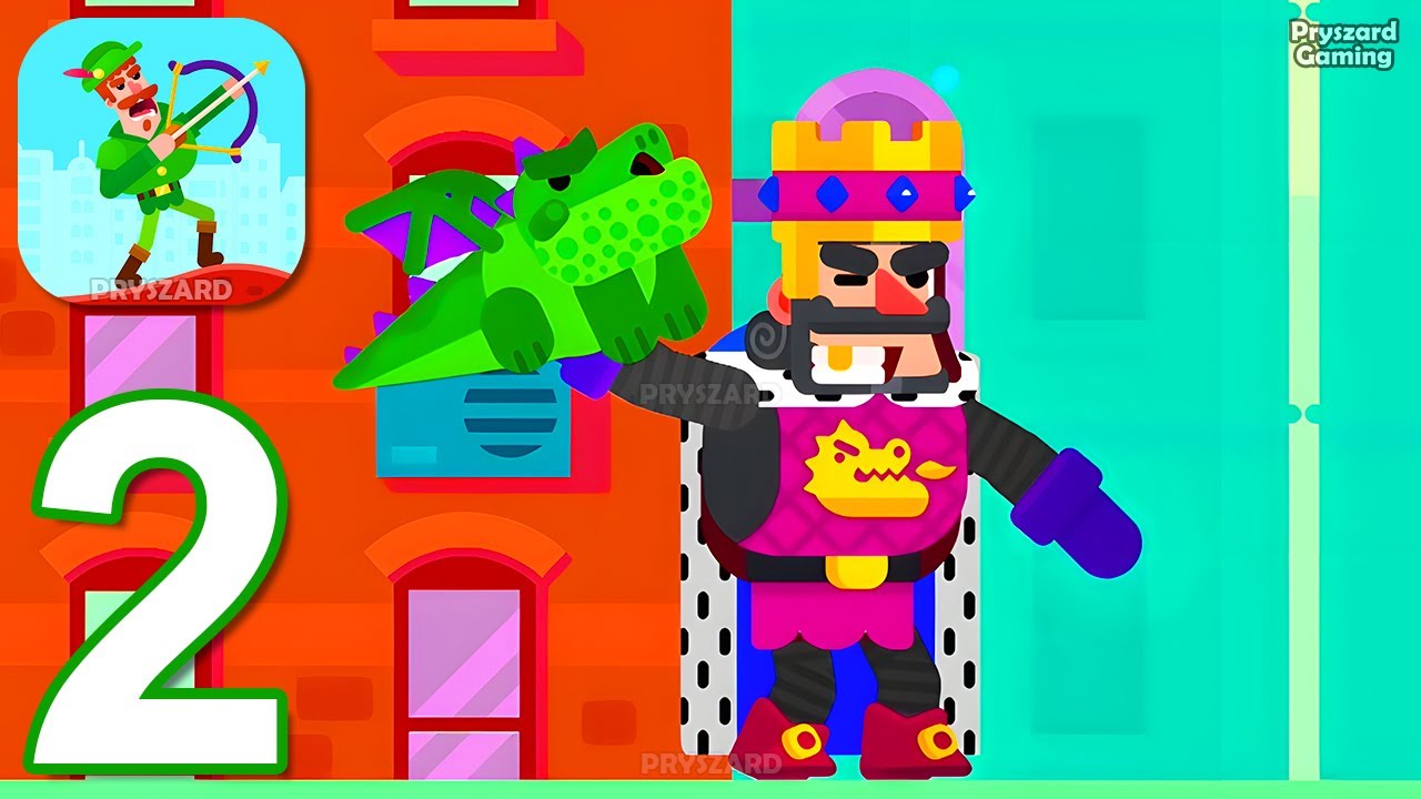 Bowmasters - Gameplay Walkthrough Part 2 All Characters Unlocked (iOS ...