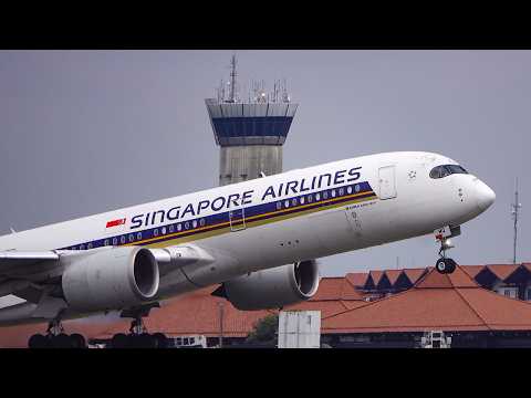 ✈ KEREN... Nonton Pesawat Takeoff Landing di Bandara Tersibuk Indonesia | Soekarno Hatta  CGK/WIII
