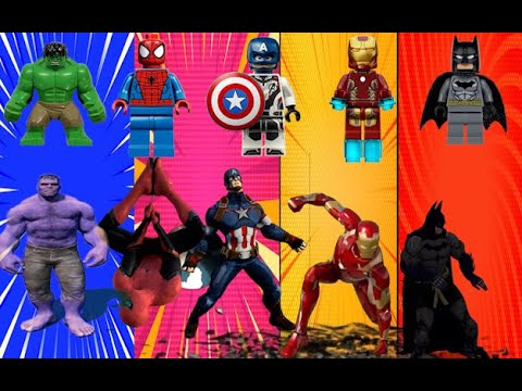 Thanos Throwing Superheros from Space to Play - YouTube