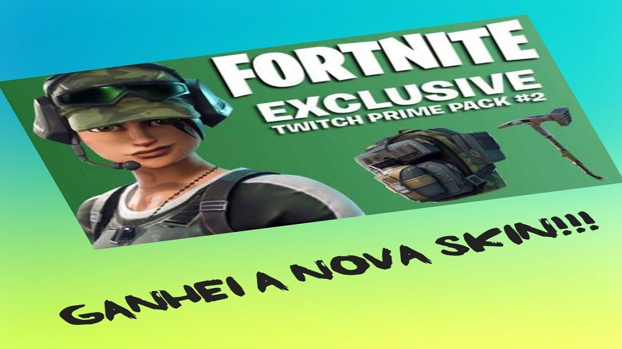 NOVA SKIN ÉPICA FORTNITE - YouTube