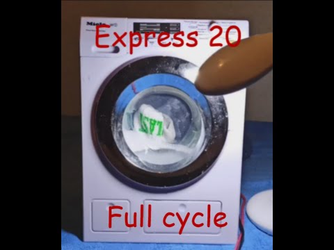 Miele Toy Washing Machine - Express 20 (Full cycle) - YouTube