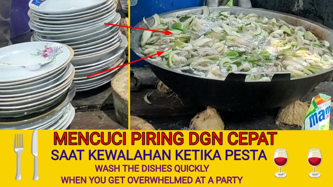Cara Cuci Piring dengan Cepat - YouTube