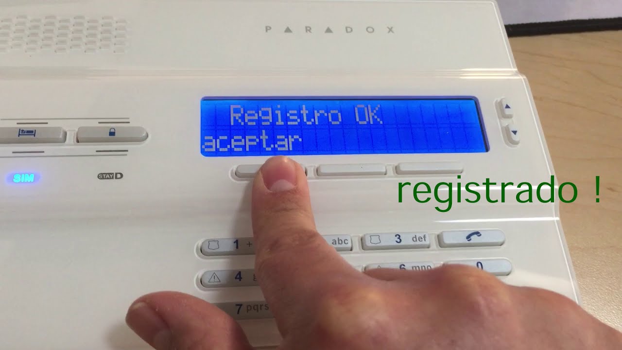 Como configurar la Consola MG6250 de Paradox para reporte a la central ...