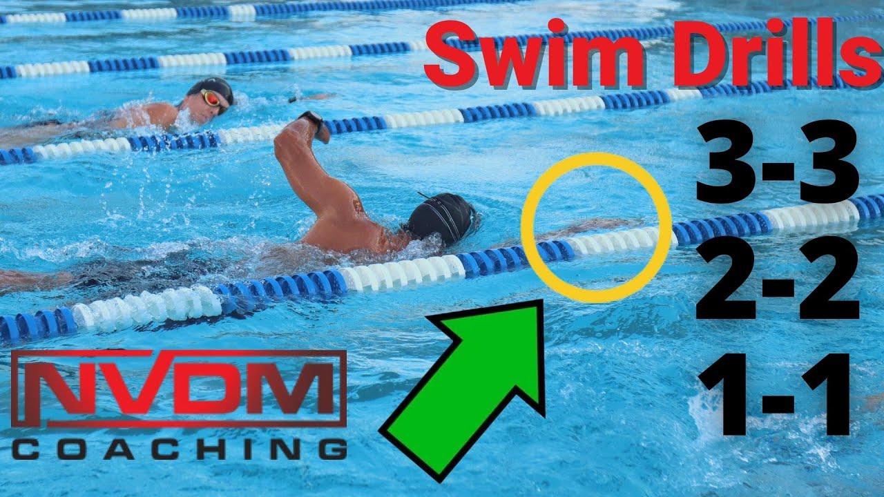 3-3, 2-2, 1-1 Swimming Drill - YouTube