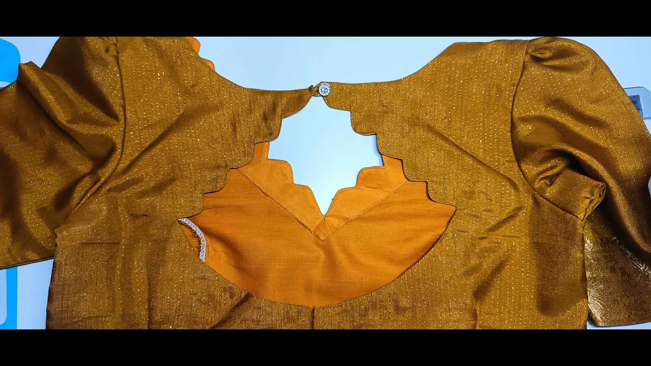 scalp neck blouse design, #NecklineFashion, #ChicDesigns, # ...